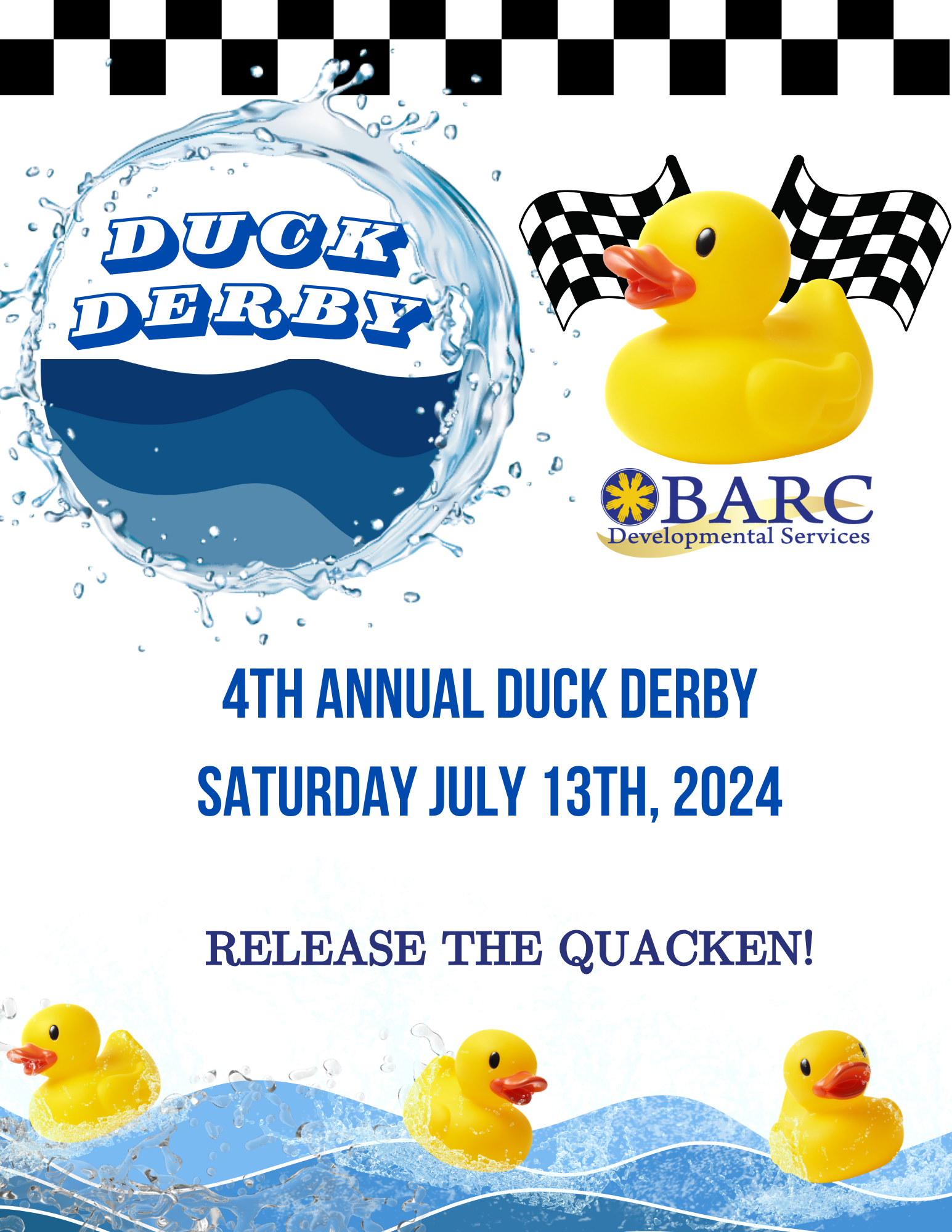 4th Annual Duck Derby - Barc Programs